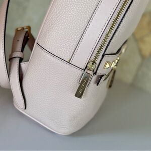 Michael Kors | Bags | Michael Kors Kenly Medium Backpack Pink Gold ...